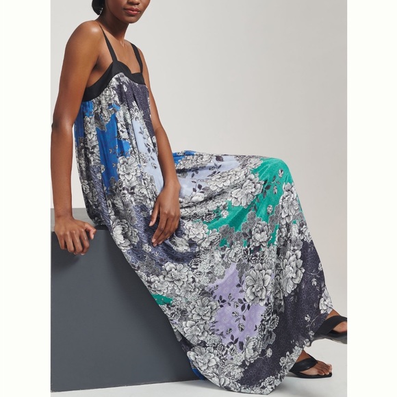 Anthropologie | Dresses | Nwt Anthropologie Atsu Printed Maxi Dress ...